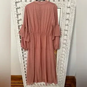 Veiled | Dresses | Veiled Collection Dusty Pink Modest Maxi Dress ...